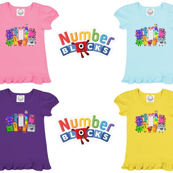 Numberblocks Dress for Girls - Etsy UK