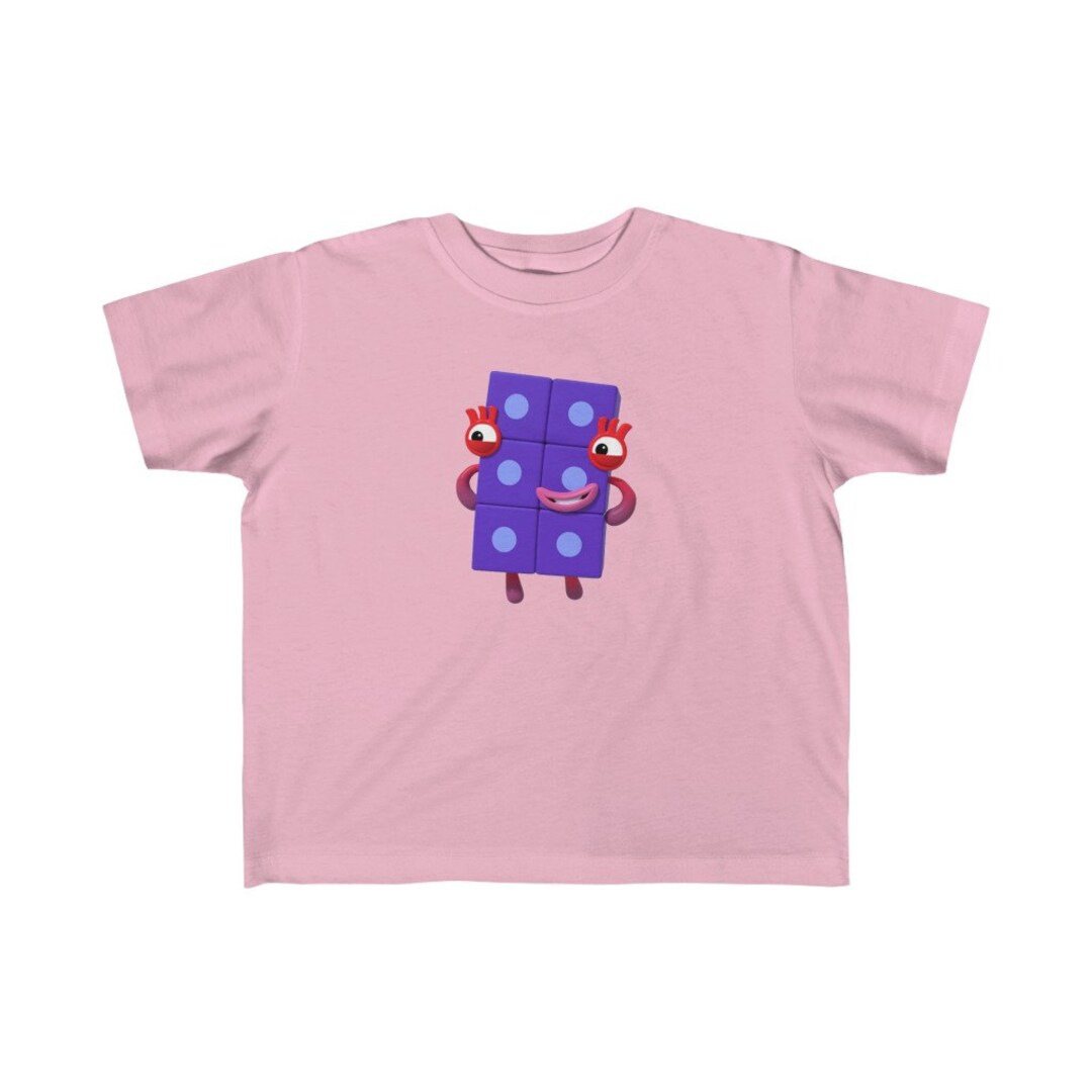 Numberblocks Six (6) T-shirt, 2T-6T, Unisex, 100% Cotton - Etsy