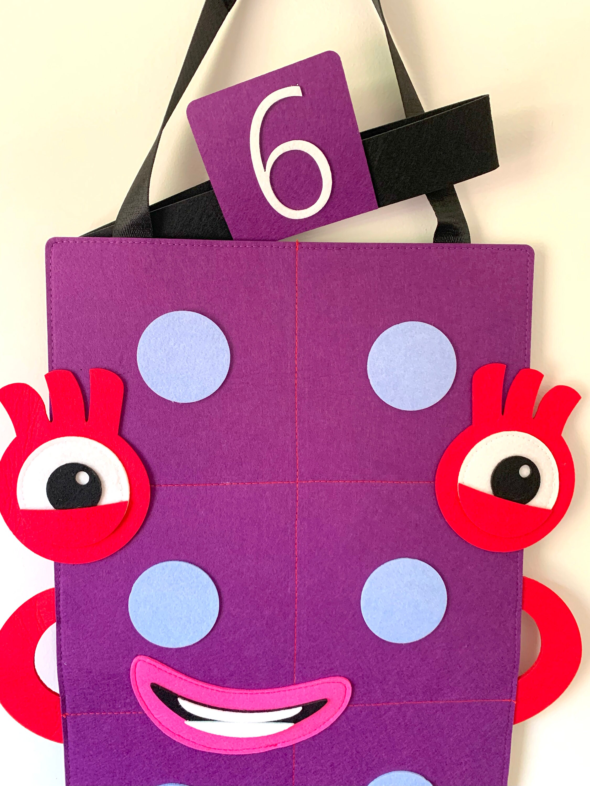 Numberblock Six Costume, Halloween Costume, Birthday Costume ...