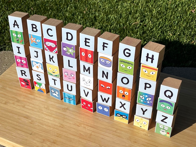Alphablocks Stickers for 1 Blocks Characters A-Z - Etsy