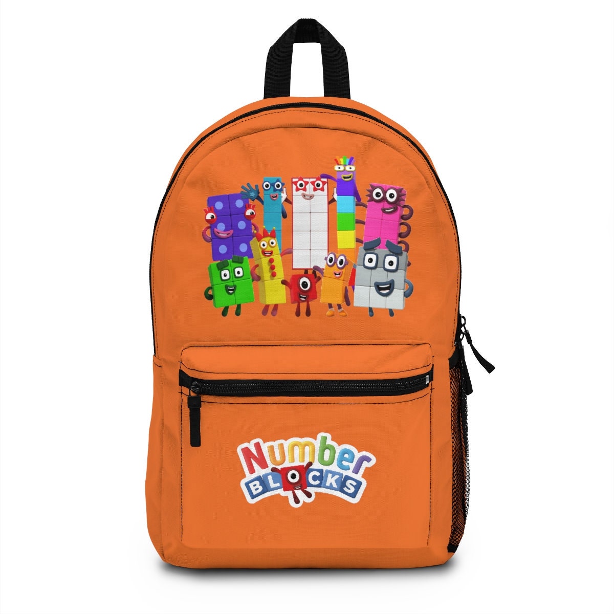 Numberblocks School Backpack (8 Color Options!) - Etsy UK
