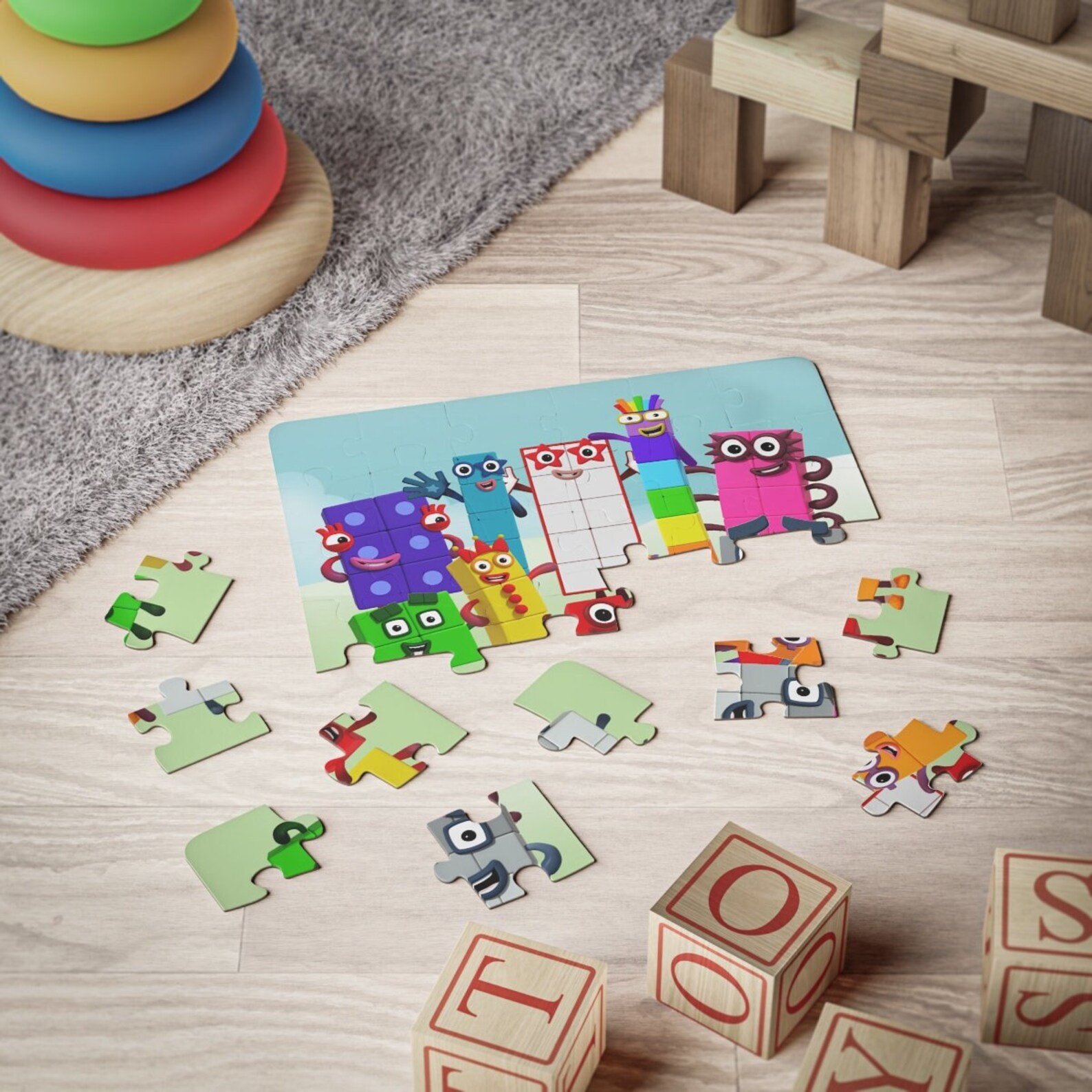 Numberblocks 1-10 Puzzle, 30 Pieces - Etsy