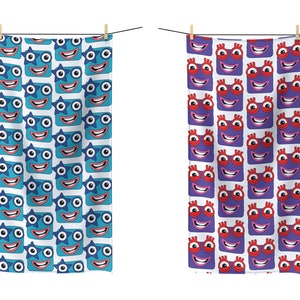 Numberblocks Bath Towel, Characters 1-10 (polycotton) - Etsy