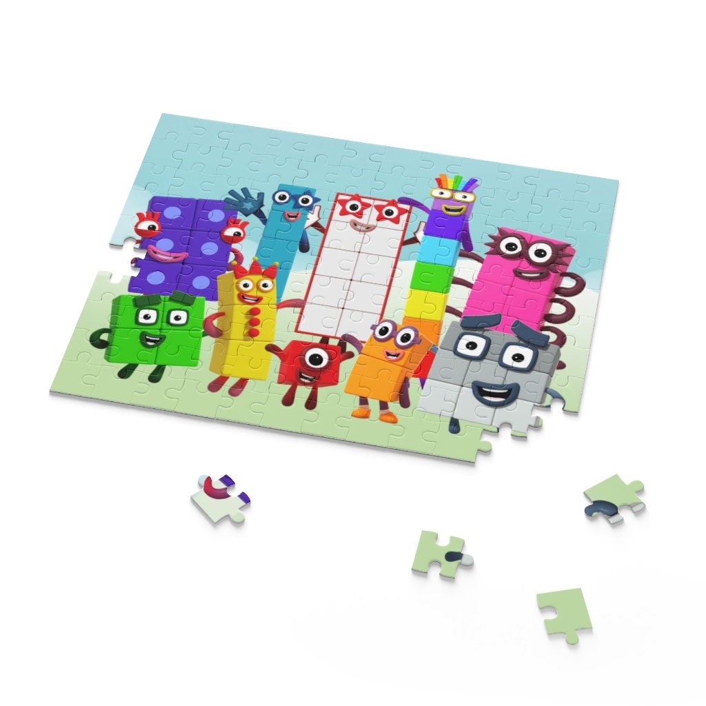 Numberblocks 1-10 Puzzle, 120 Pieces - Etsy UK
