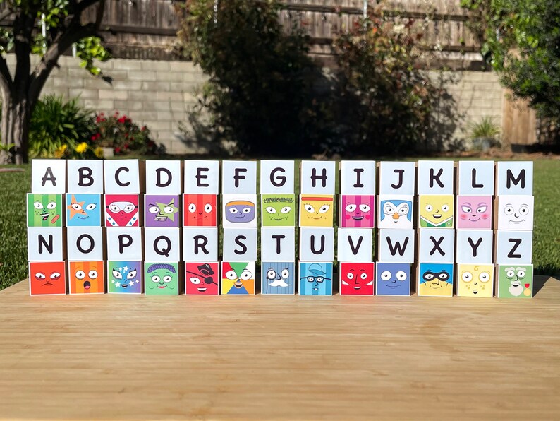 Alphablocks Stickers for 1 Blocks Characters A-Z - Etsy