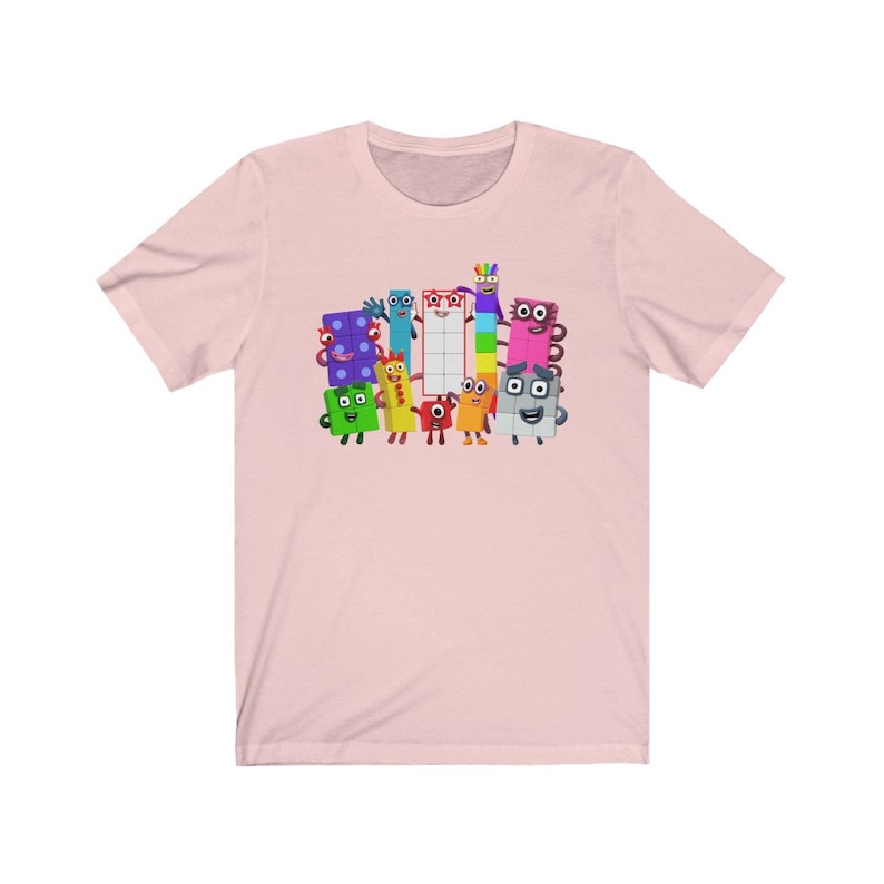 1-10 Numberblocks T-shirt, Adult XS-3XL, Unisex, 100% Cotton - Etsy