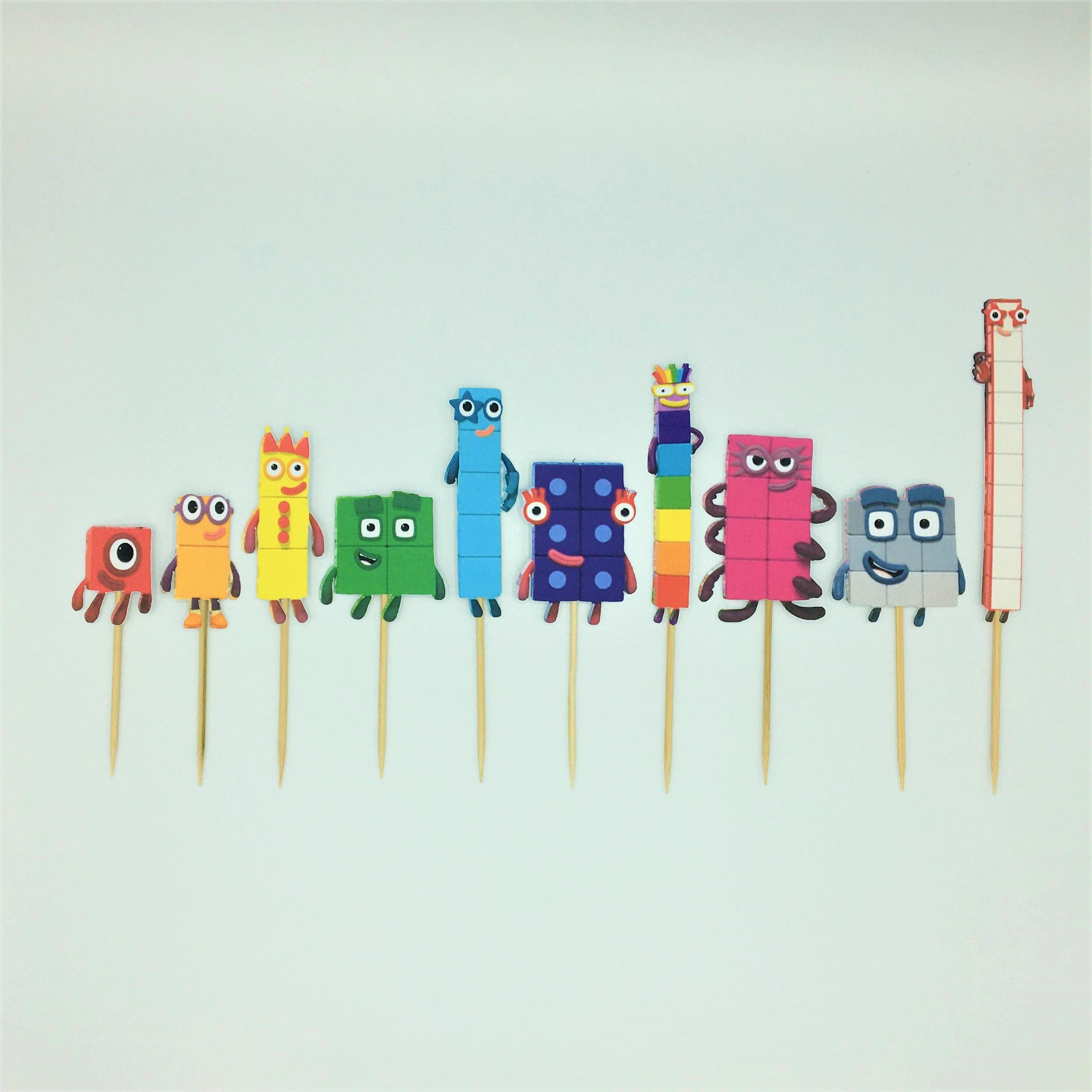 Numberblocks Cake Topper
