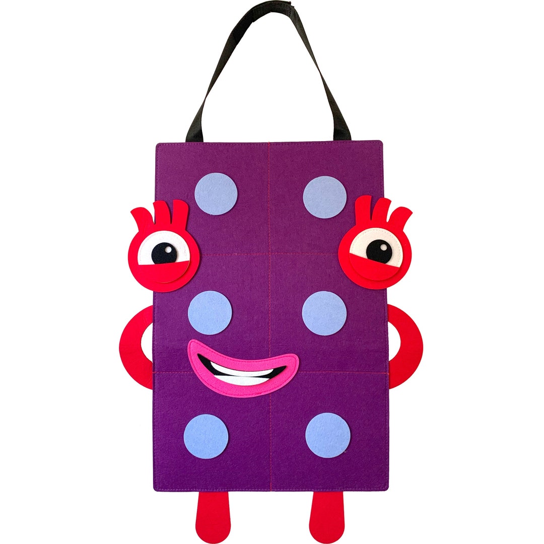 Numberblock Six Costume, Halloween Costume, Birthday Costume ...