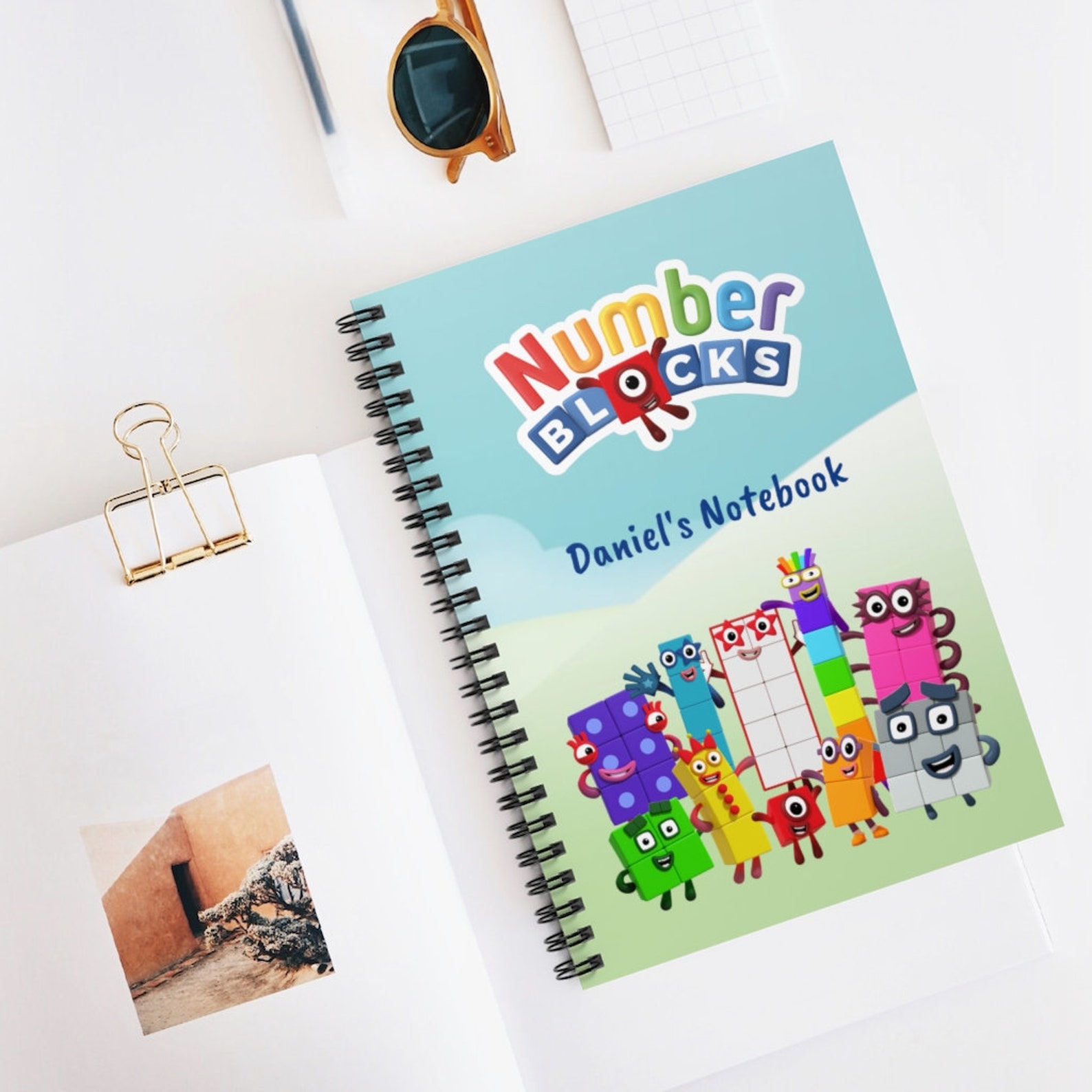 Personalized Numberblocks Spiral Notebook Ruled Line | Etsy