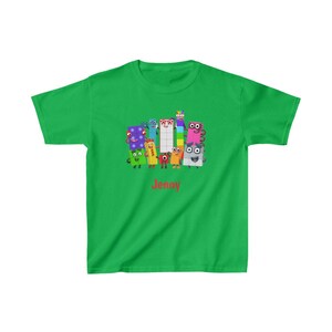 Personalized Numberblocks T-shirt, Youth XS-XL, Custom Numberblocks T ...