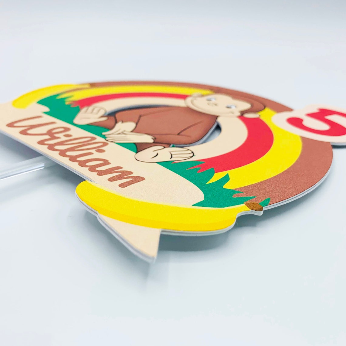 Curious George Cake Topper Curious George Inspired Cake - Etsy