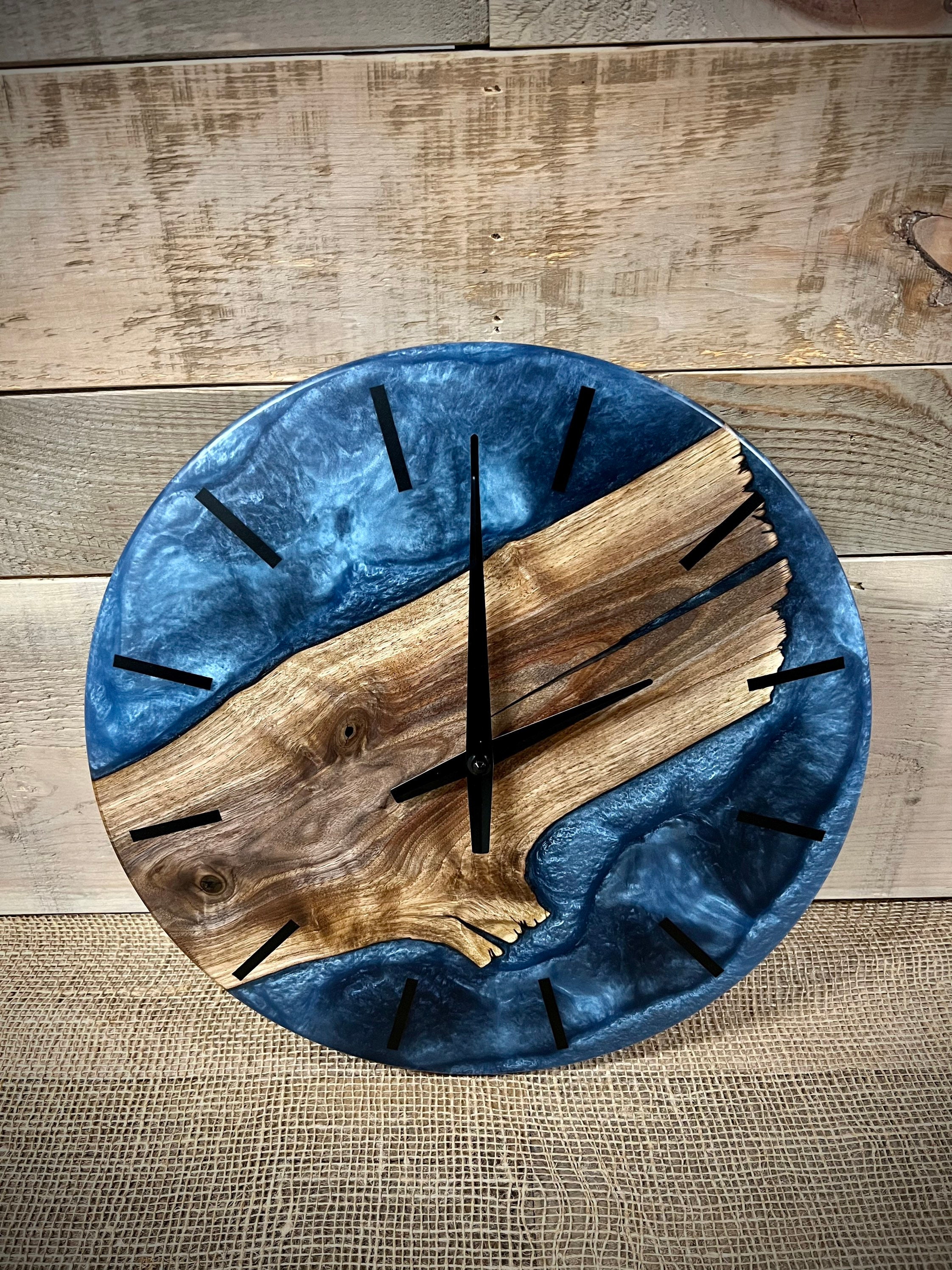 Modern Rustic Wall Clock1 - Etsy