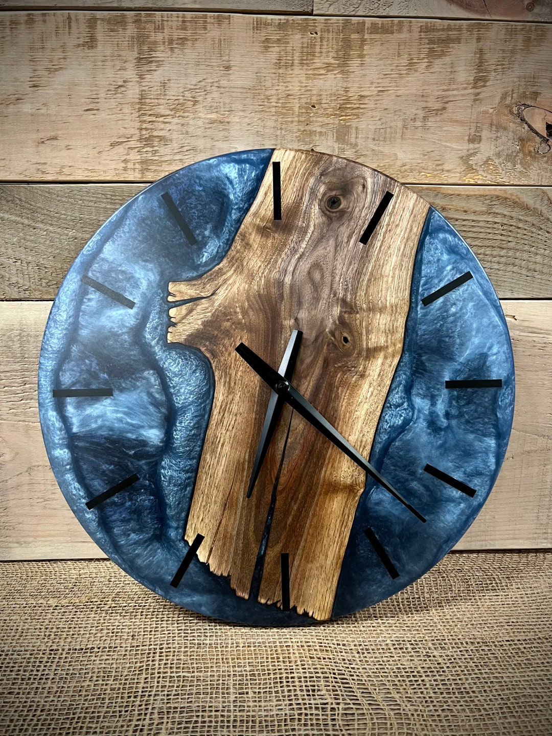 Modern Rustic Wall Clock1 - Etsy