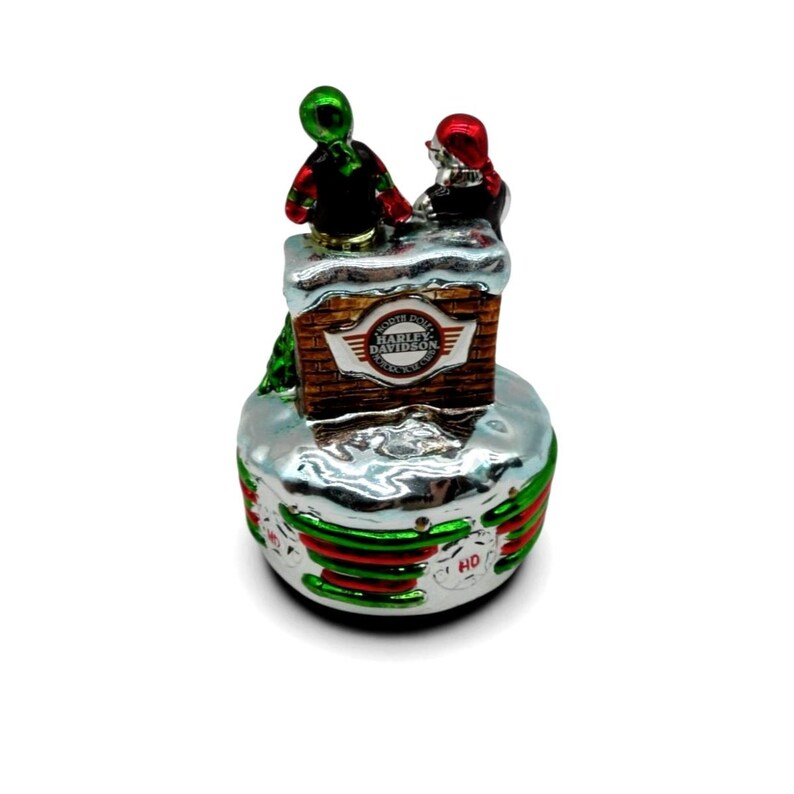 Harley Davidson North Pole Musical Christmas China Vintage--us Duties ...