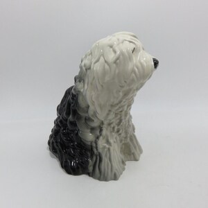 Vintage Beswick Black and White English Sheep Dog Figurine 453 Made in ...