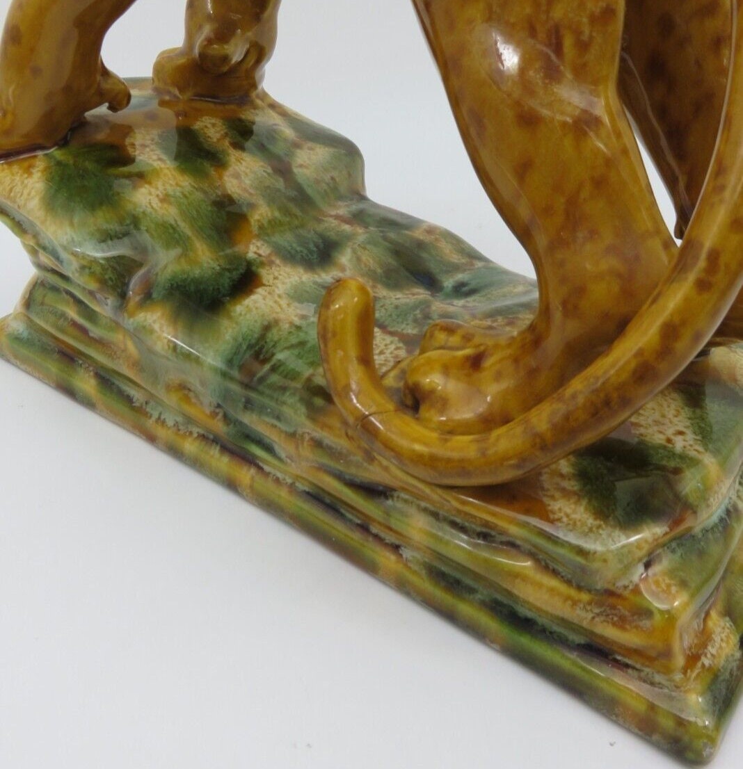 Rare Vintage Royal Haeger Ceramic Tiger Big Cat Statue 11 - Etsy