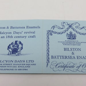Bilston and Battersea Enamel Silver Jubilee 1977 Limited Edition 565/ ...
