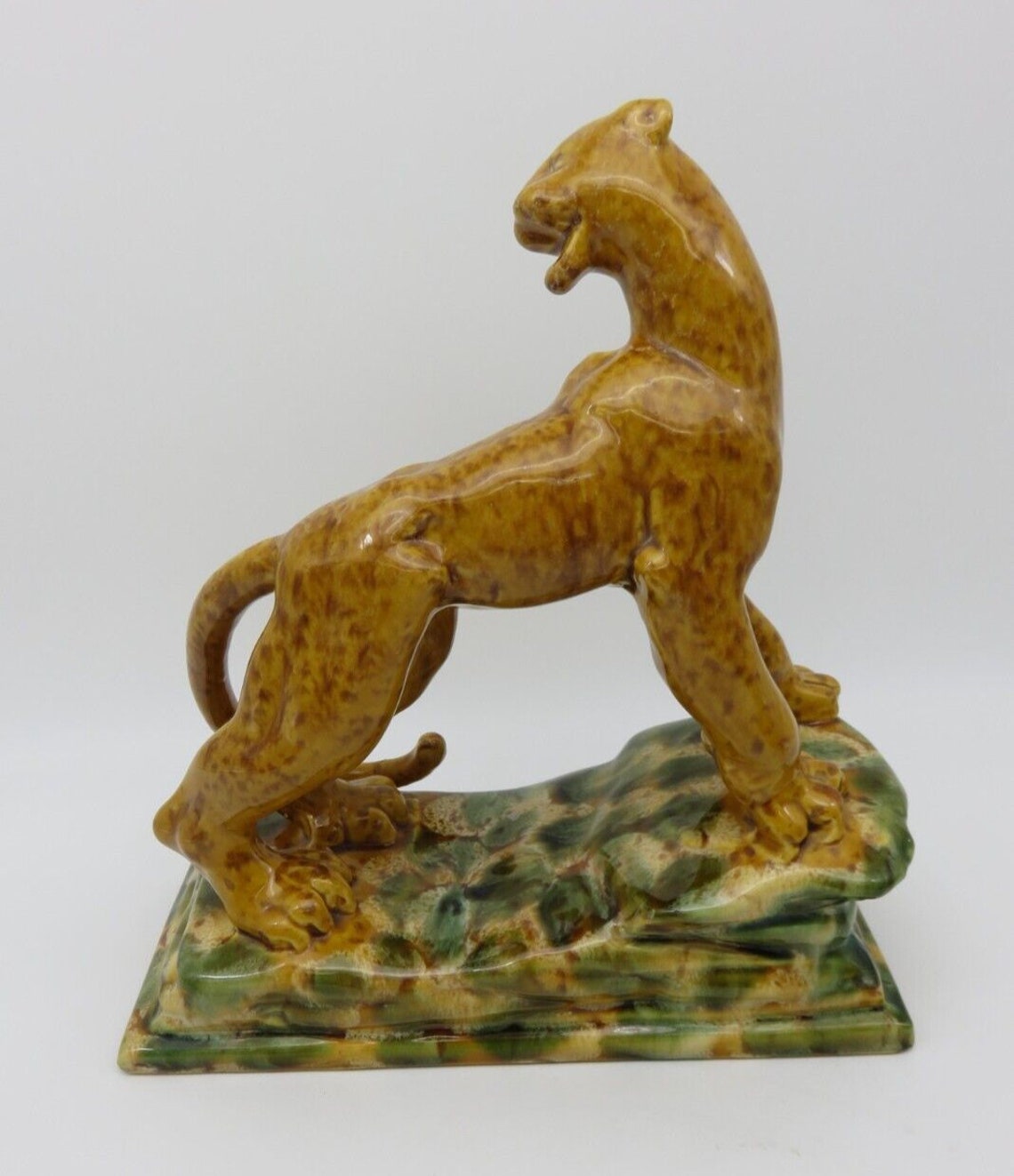 Rare Vintage Royal Haeger Ceramic Tiger Big Cat Statue 11 - Etsy