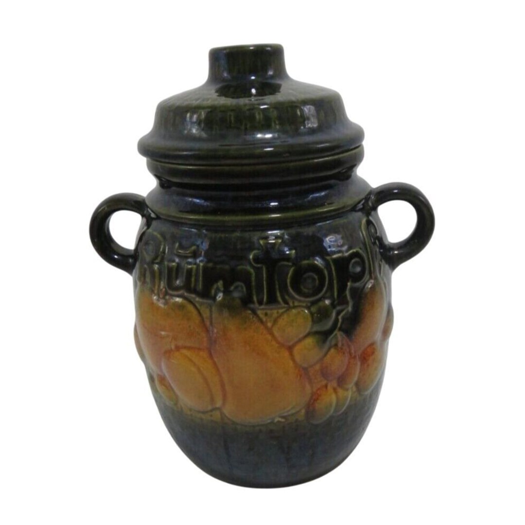 Rumtopf Scheurich-keramik 820-28 German Jar and Lid 1970s Vintage With ...