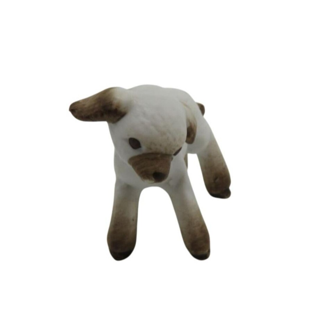 HOLLY HOBBIE Ceramic Lamb Sheep Vintage 1980s Figurine Brown and White ...