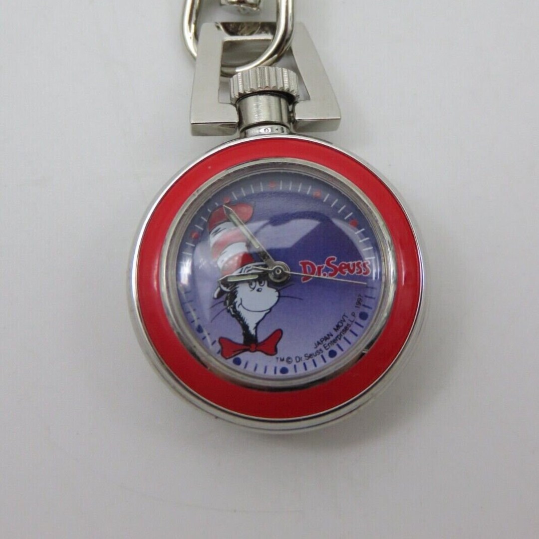 Vintage 1997 Dr Seuss Tick Tocking Time Tickers Pendant Pocket Etsy