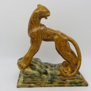 Rare Vintage Royal Haeger Ceramic Tiger Big Cat Statue 11 - Etsy