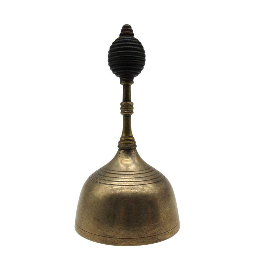 Vintage BRASS BELL With Beehive Shaped Handle 7 Inches Tall - Etsy