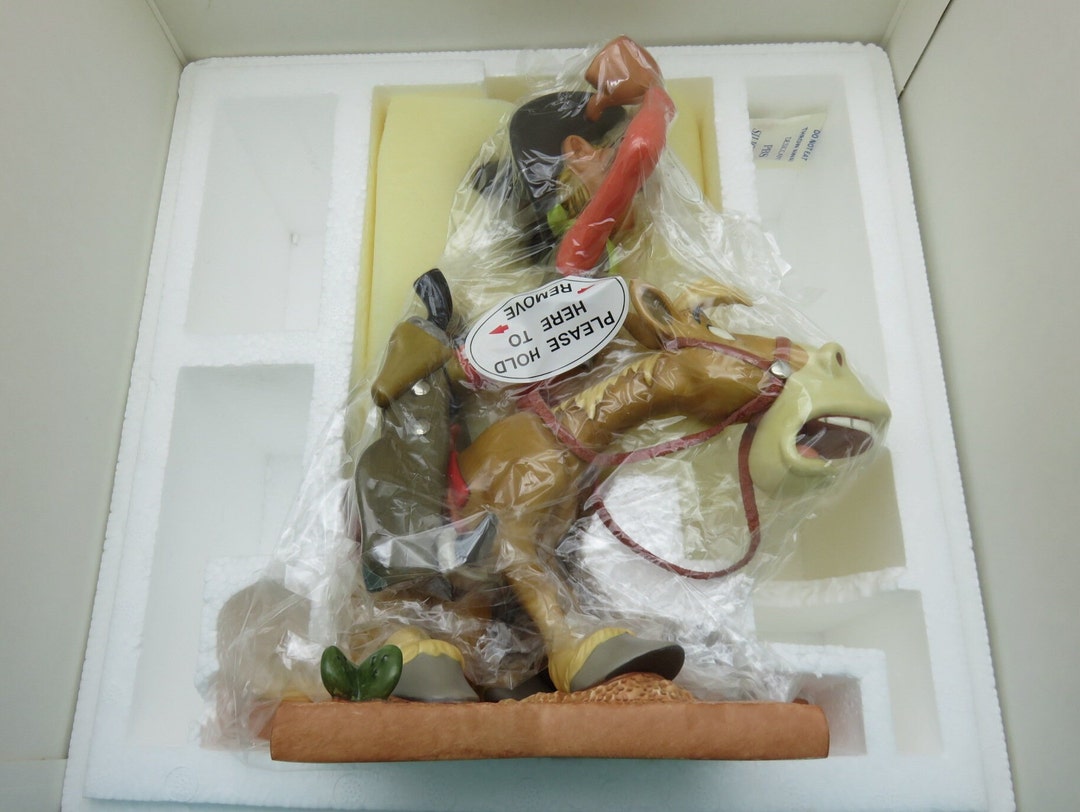 WDCC Walt Disney Classics Pecos Bill Widowmaker Melody Time Cowboy Folk ...