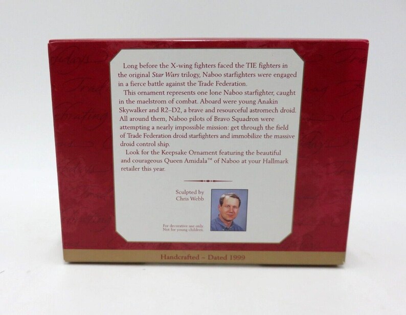 Hallmark Star Wars NABOO STARFIGHTER Magic in Box 1999 Keepsake ...