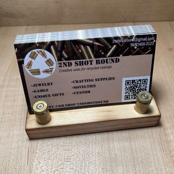 Bullet Card Holder - Etsy