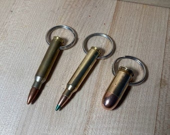 Bullet Key Chain - Etsy