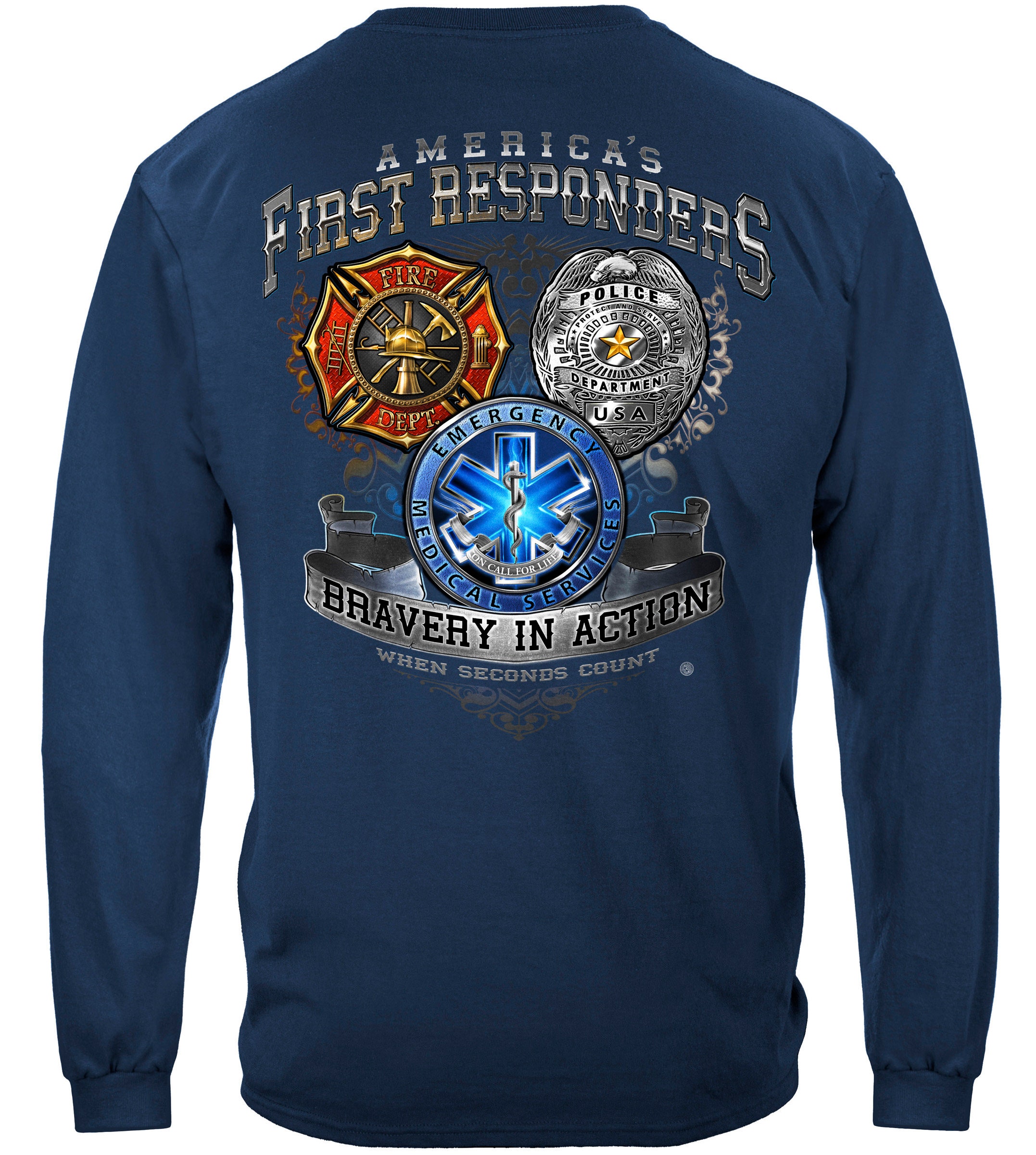 America's First Responders T-shirt Sweatshirt Hoodie - Etsy