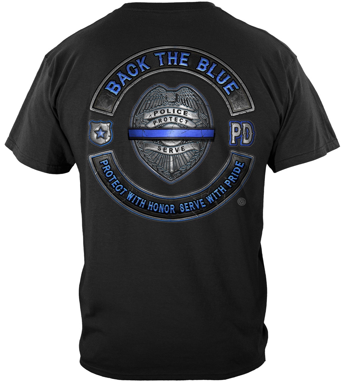 Back the Blue Law Enforcement Blue Lives Mater Serve and | Etsy