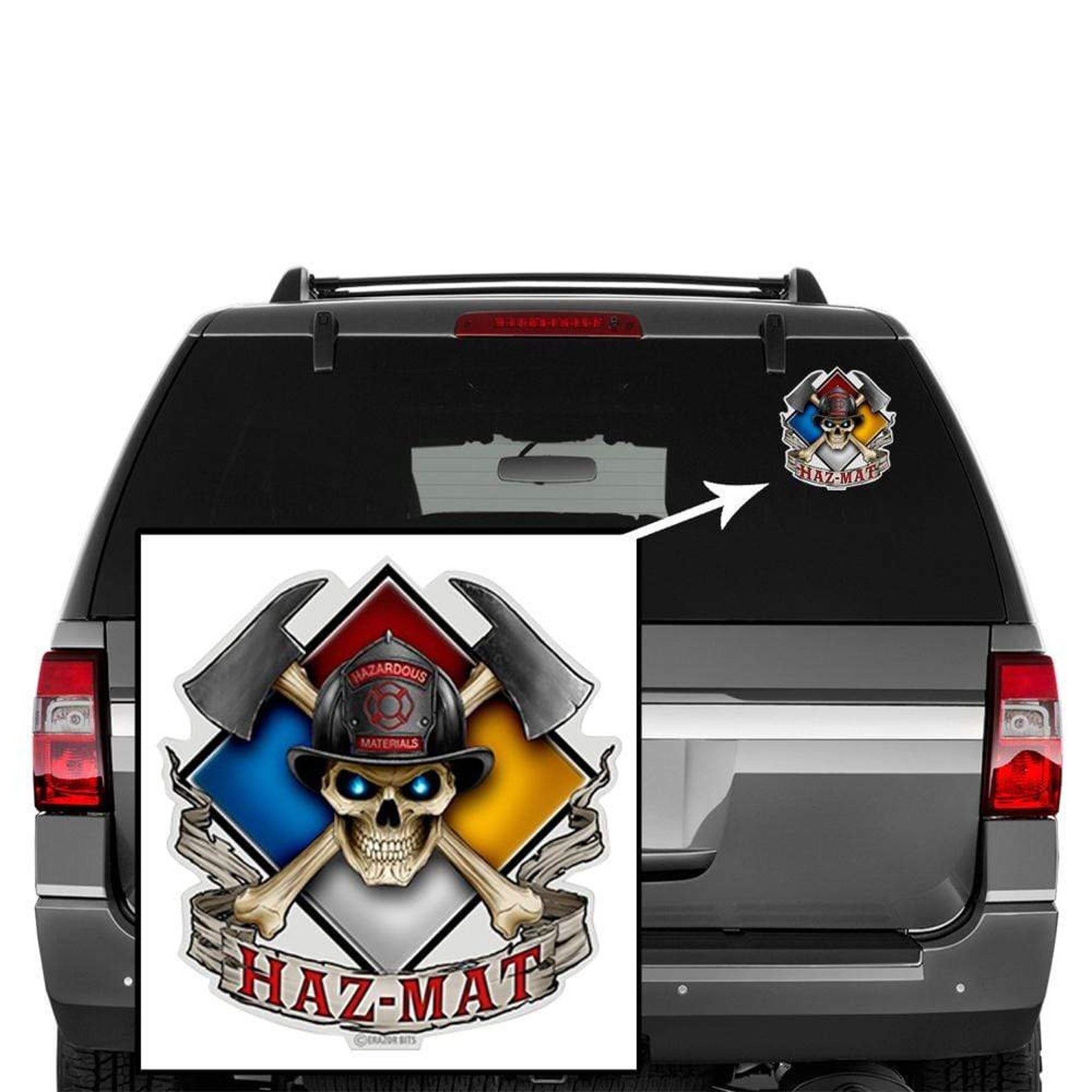 Haz Mat Premium Reflective Decal - Etsy