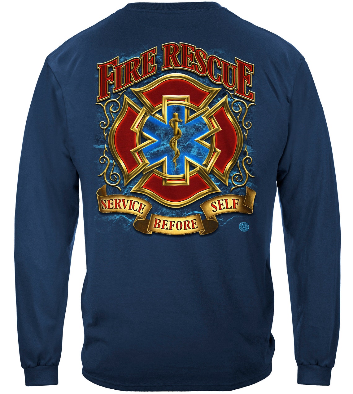 Fire Rescue Gold Shield T-shirt Sweatshirt Hoodie FF2086 | Etsy