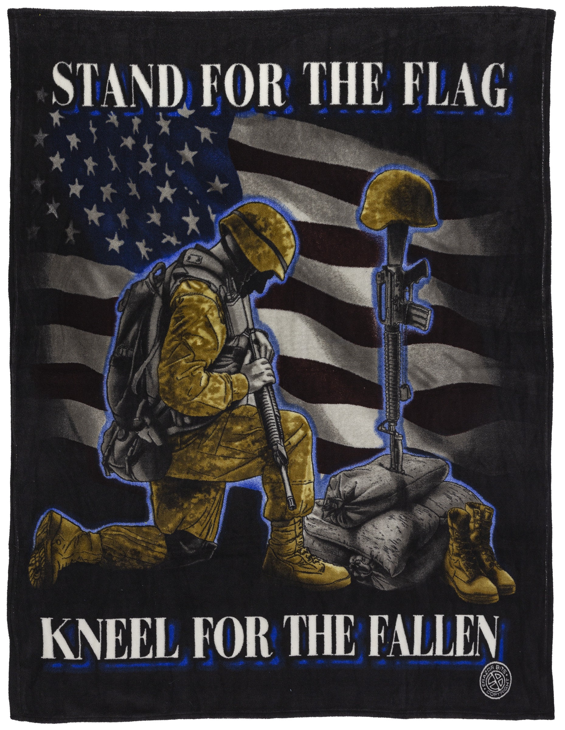 I Stand for the Flag Kneel for the Fallen Patriotic Premium | Etsy