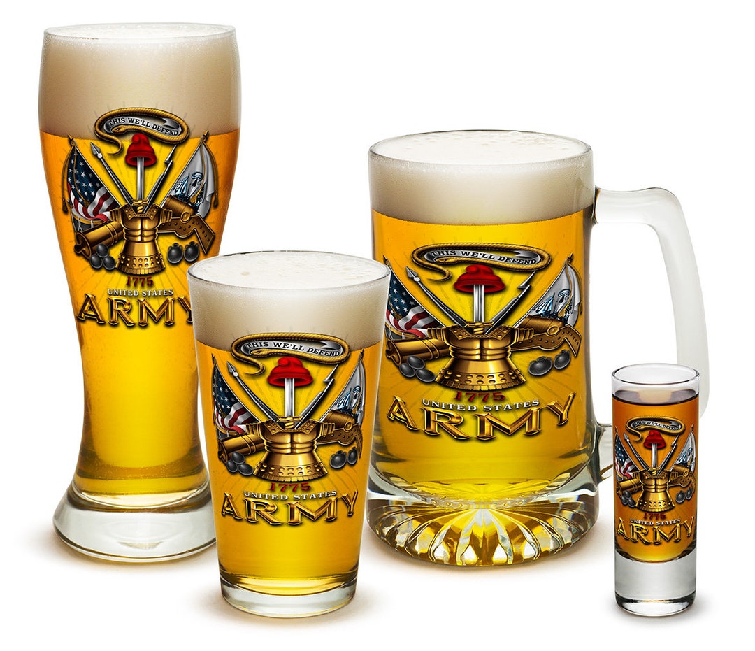 Army Antique Armor 4 Piece Glass Gift Set - Etsy