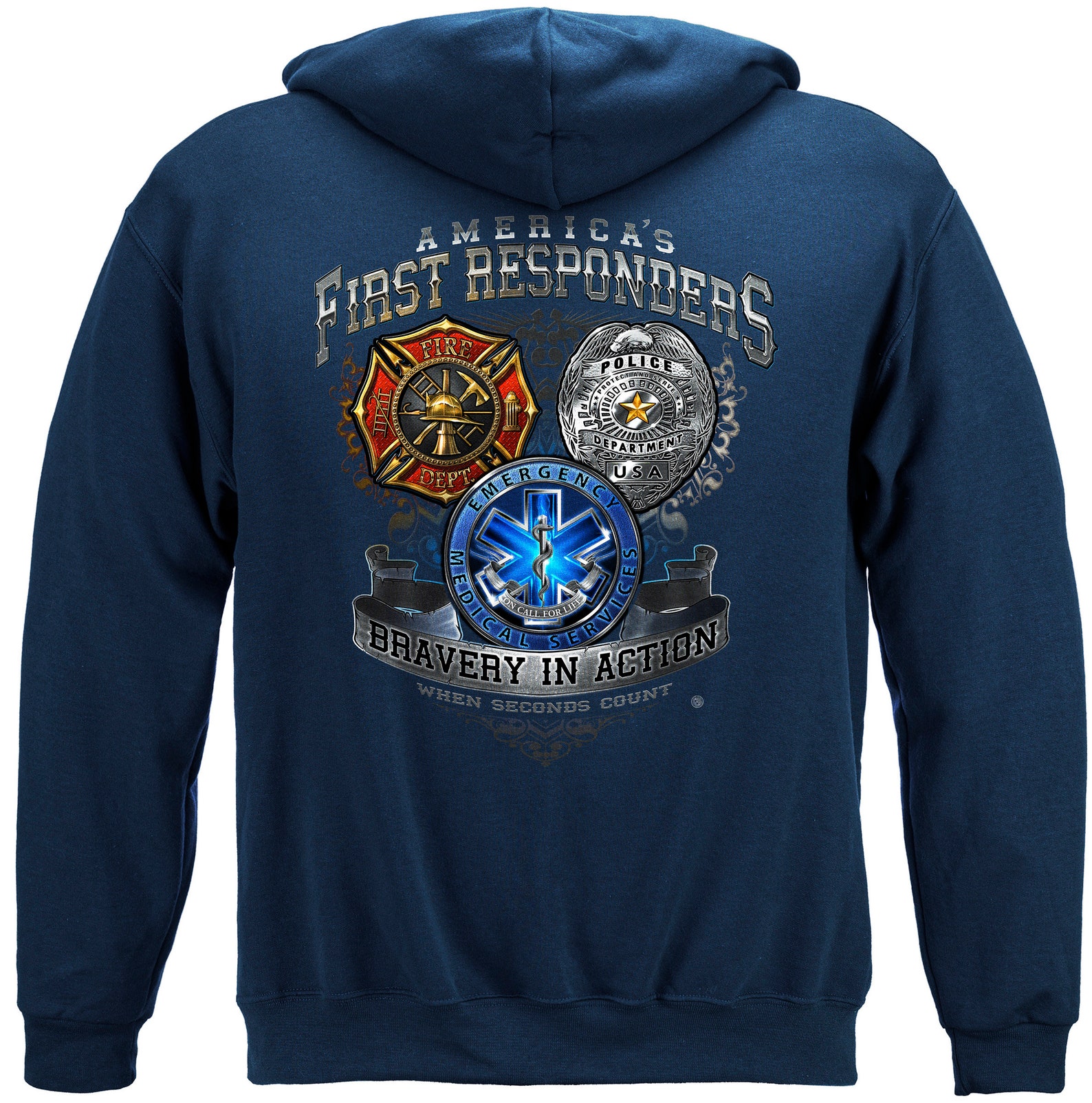 America's First Responders T-shirt Sweatshirt Hoodie FF2334 - Etsy