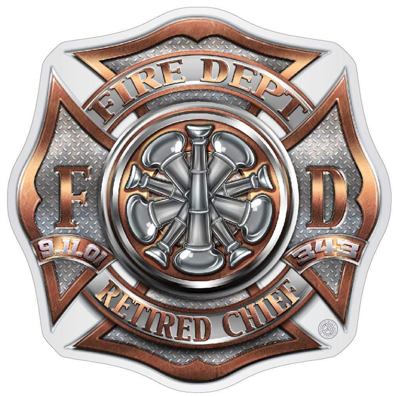 RETIRED Chief Premium Reflective Decal - Etsy