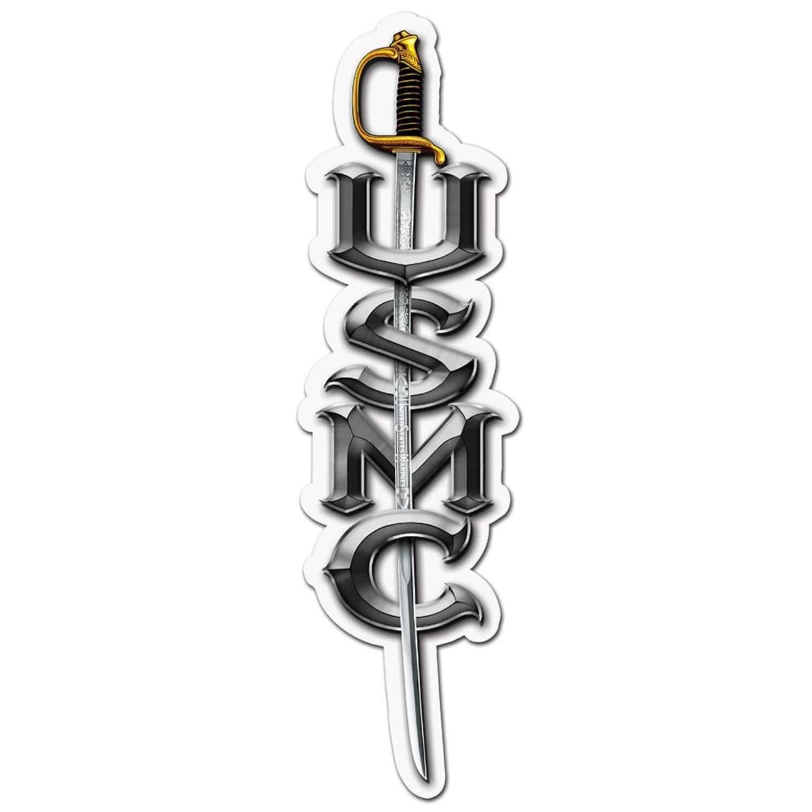 USMC Sword Reflective Decal - Etsy
