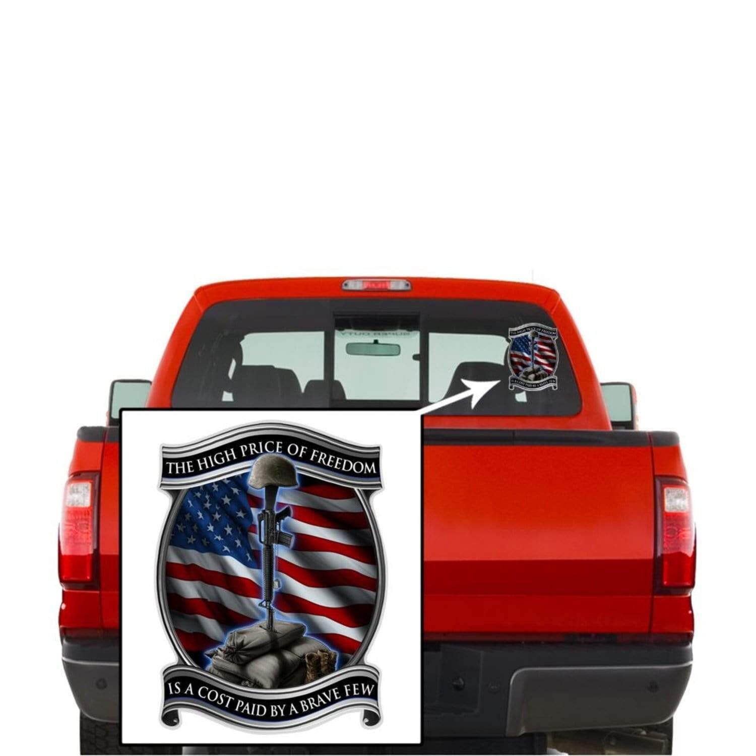 Soldiers Cross Reflective Decal - Etsy