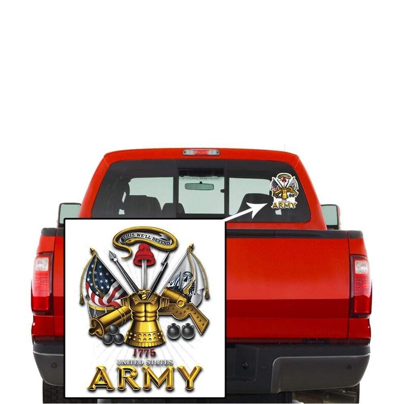 Army Antique Armor Premium Reflective Decal - Etsy