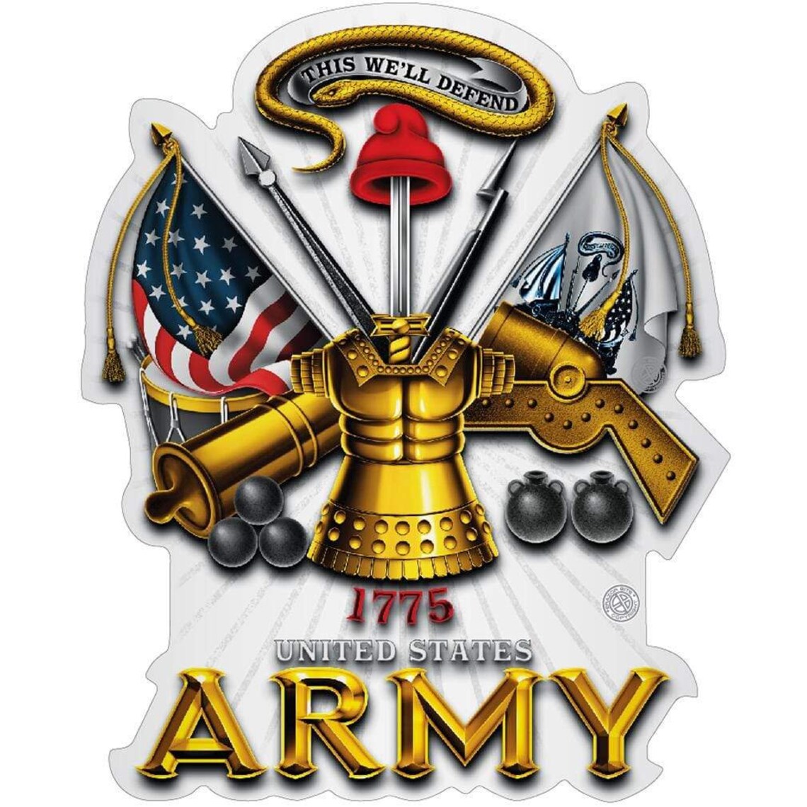 Army Antique Armor Premium Reflective Decal - Etsy