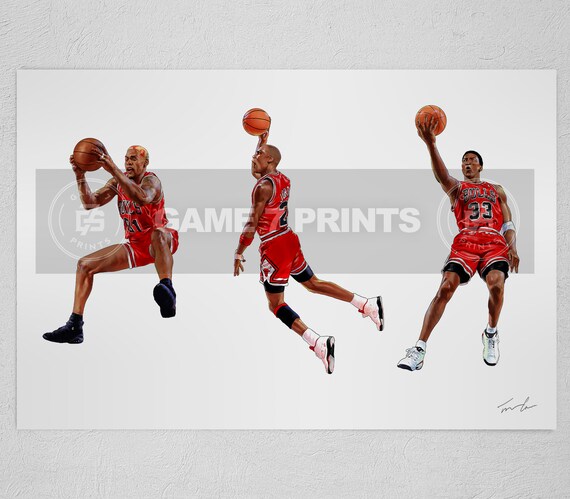 Dennis Rodman Bulls Dunk