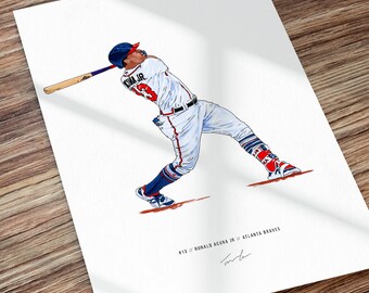 Ronald Acuna Jr. Poster - Etsy
