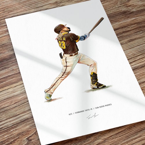 Fernando Tatis Jr Printable Art Portrait Baseball 23 - Etsy