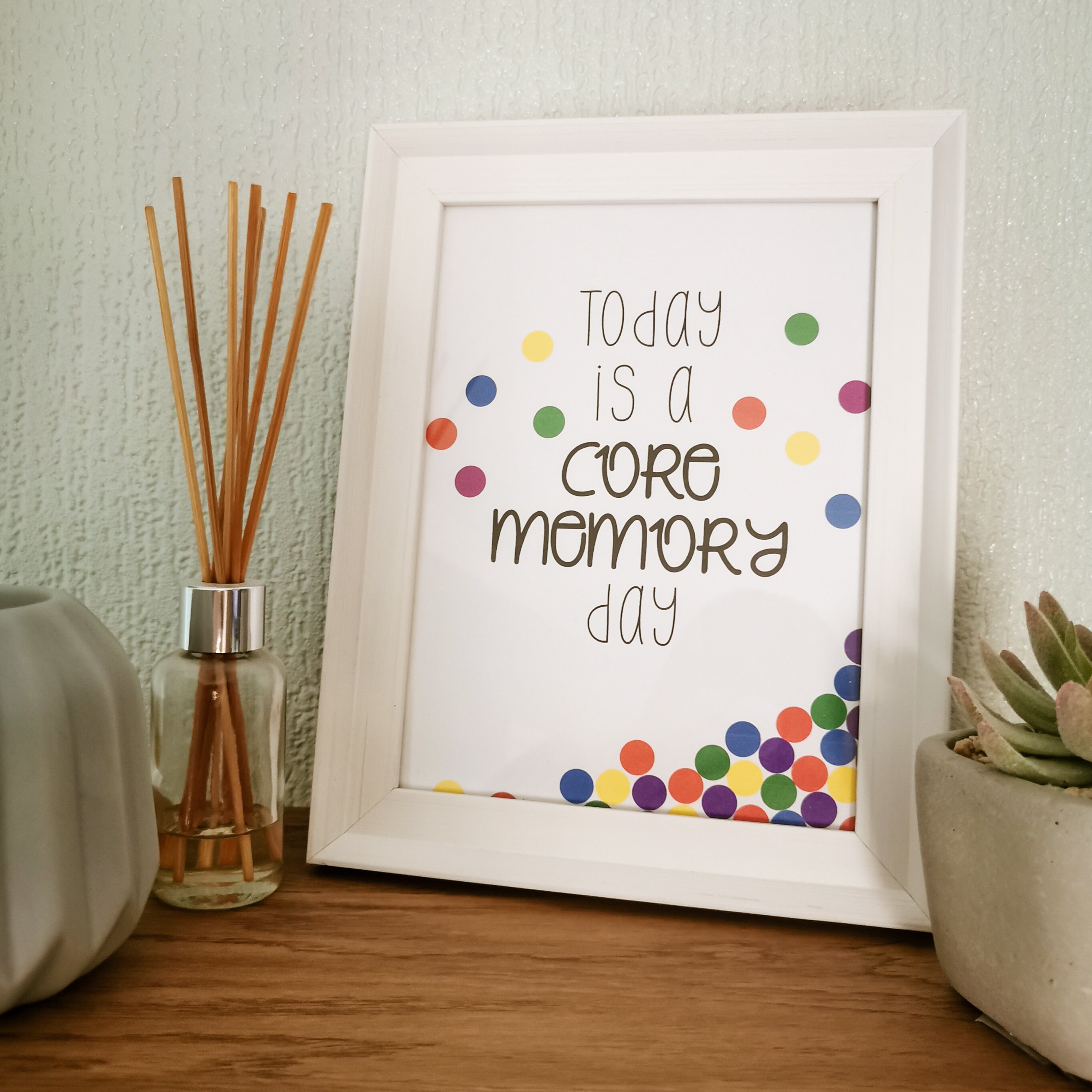 Core Memory Print inside Out Digital Print Disney Home | Etsy