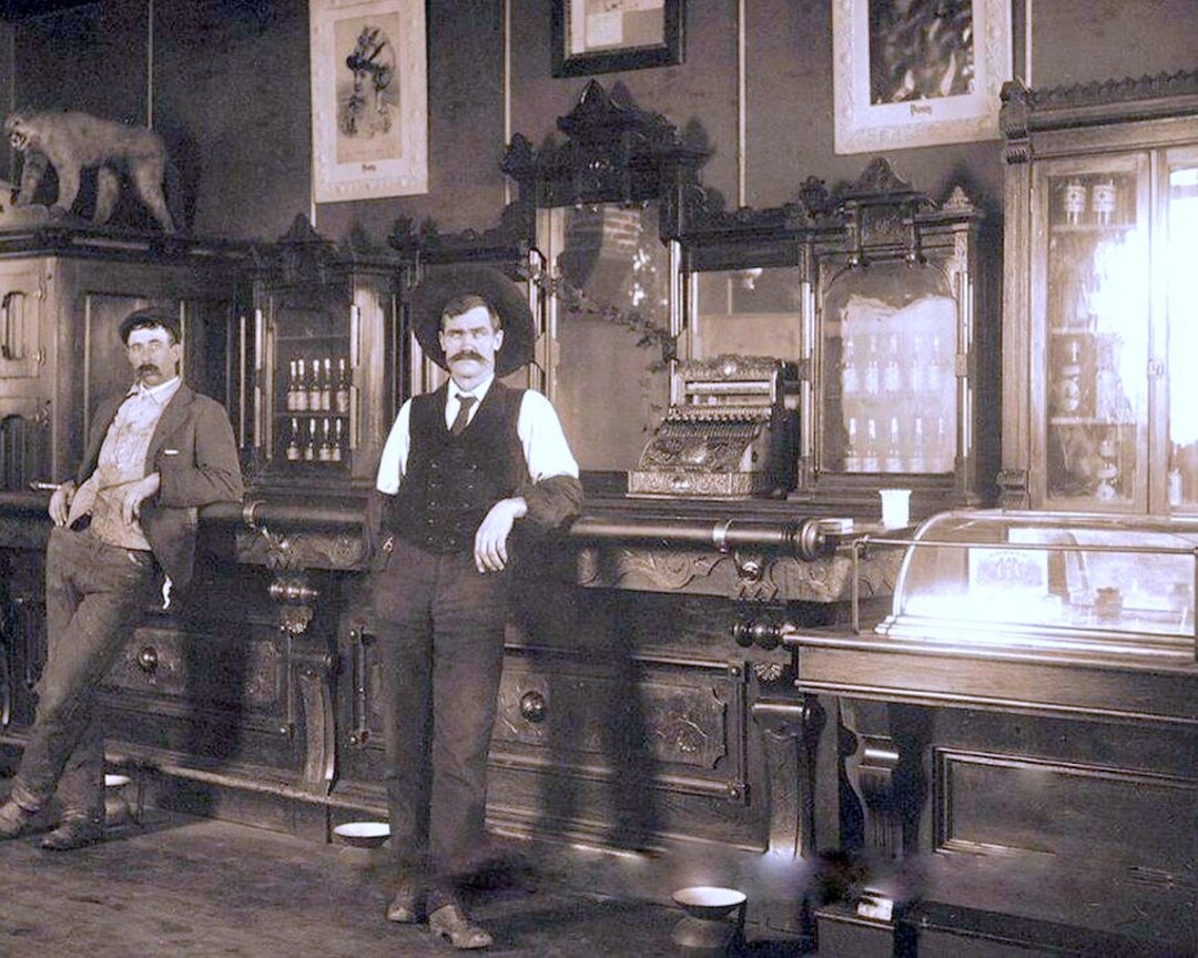 8x10 Photo of an 1890s Western Saloon 2 - Etsy