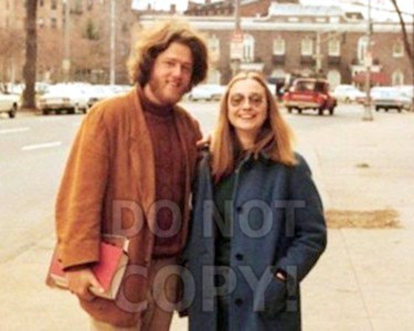 8x10 photo Bill Clinton & Hillary Rodham at Yale Law School | Etsy