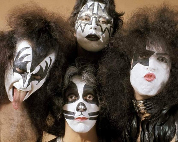 8x10 Photo of Kiss Pop Singers Rock 'n Roll Publicity - Etsy